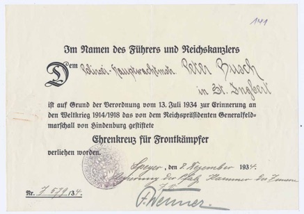 WW2 German Documents and Signatures 1